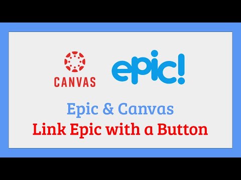 Adding and linking an Epic button to your home page - YouTube
