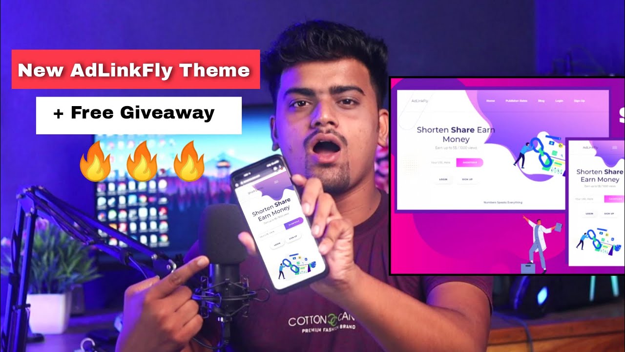 New AdLinkFly Theme Giveaway🔥 Result LIVE Annousment LIVE 🔴 - YouTube