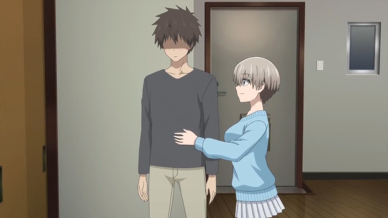 Hana Uzaki and Yanagi take off their pants together to cure Shinichi Ep ...