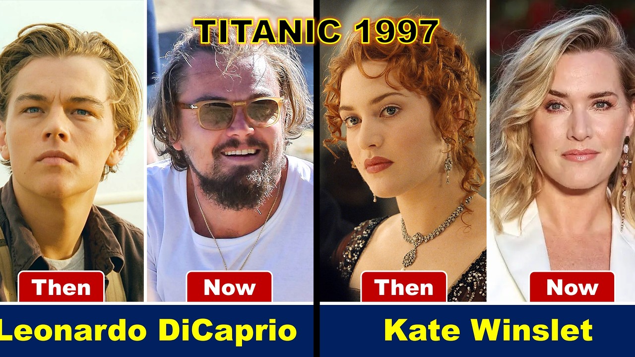 Titanic Movie Cast - Then and Now - Real Name and Age - YouTube