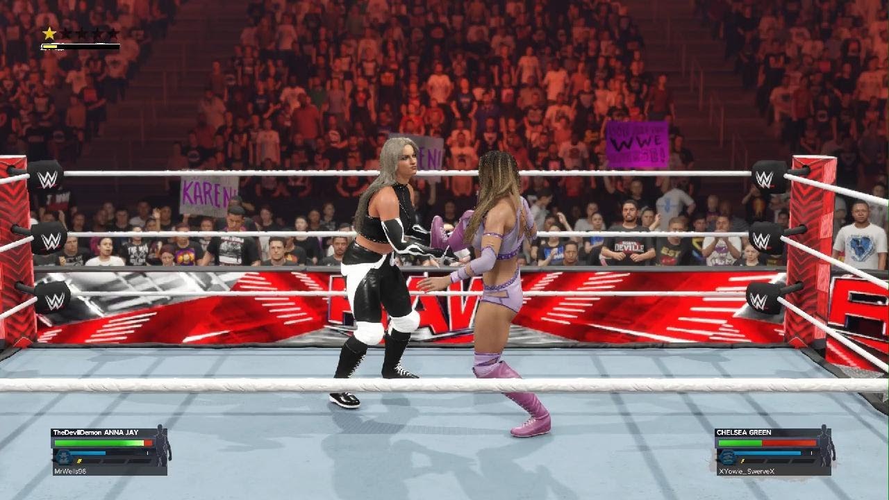 Chelsea Green vs Anna Jay fun match - YouTube