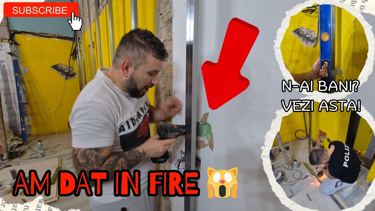 Am dat in fire 🫣 (N-ai bani de meseriași? Fă asta!) - YouTube