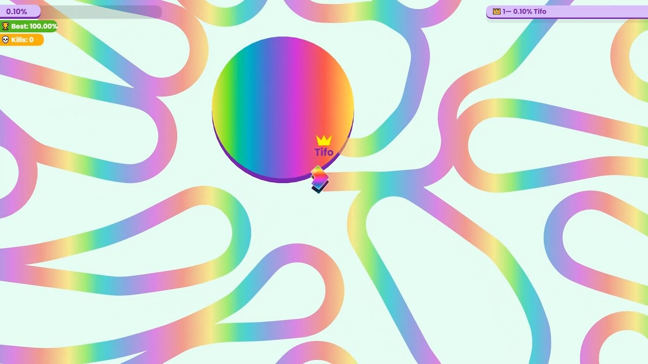 Paper.io 2 [Rainbow] Map Control: 100.00% - YouTube