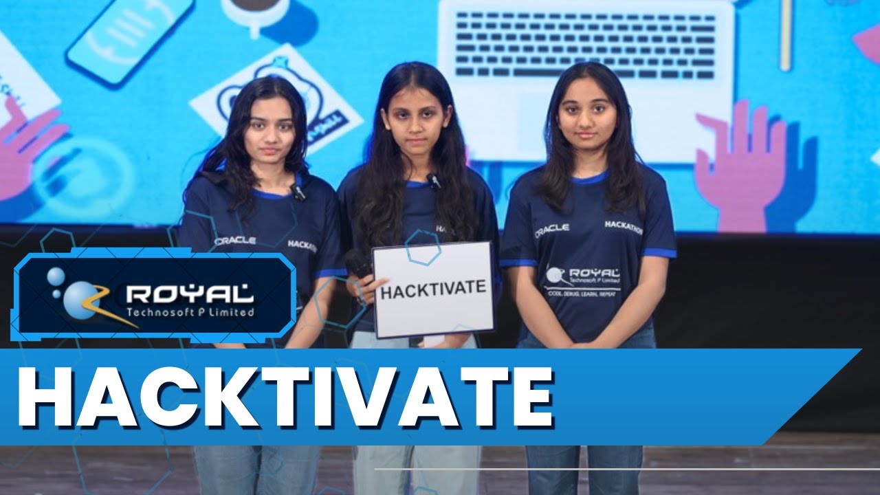 Team Hacktivate || Hackathon 2024 - 25 || Royal Technosoft P Limited || Mr.Dhiraj Poojara - YouTube