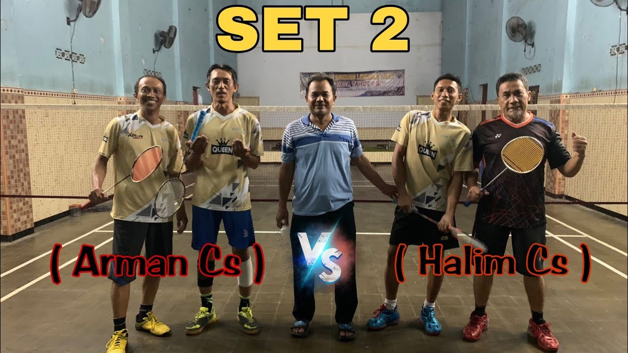 MASIH MENDOMINASI Di SET 2 || Arman/P.Daru vs Halim/P.Nan - YouTube