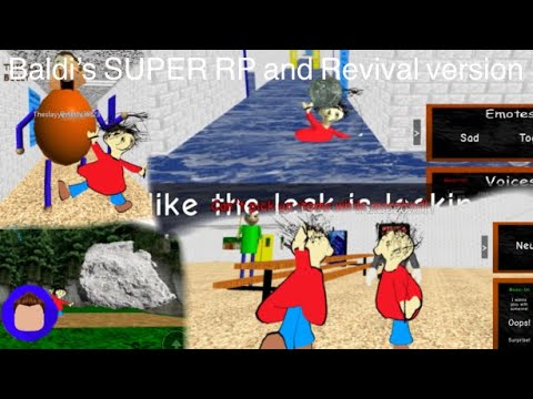 Gameplay of Baldi’s Super RP and revival version - YouTube