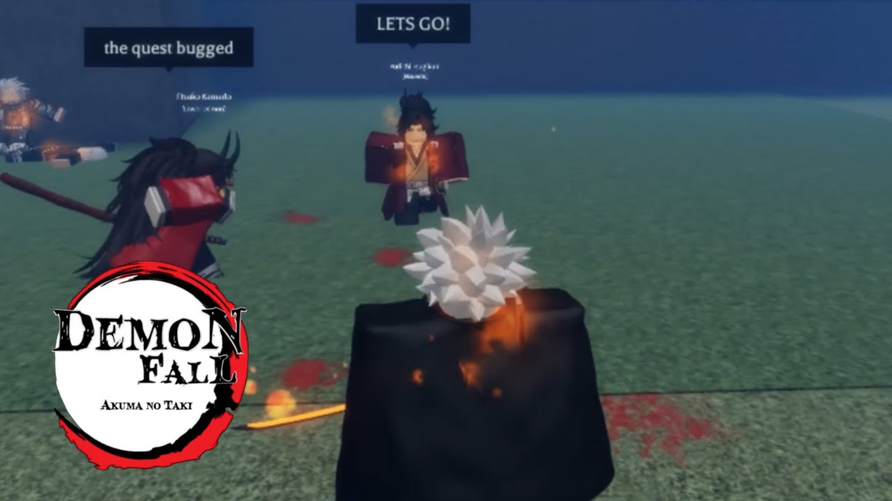 |Roblox Demonfall| The Time me and yoriichi got jumped by a slayer ...