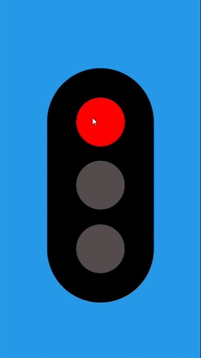 Traffic Signal Light 🚦 Using Html & Css #shorts #traffic #html #css - YouTube