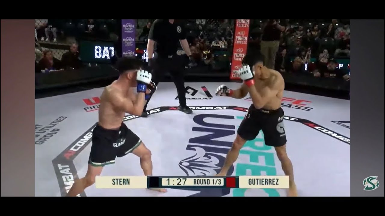 My 3rd title shot ! At Sac State university, A1Combat x CombatU - YouTube