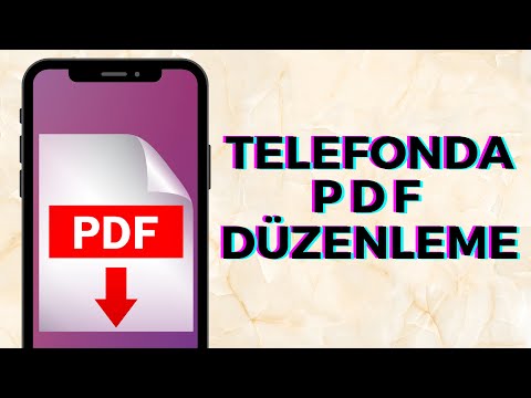 Telefonda PDF Düzenleme Uygulaması - PDF Üzerine Yazı Yazma