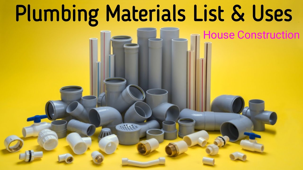 Plumbing Material List for House Construction | Smithika Engineers ...