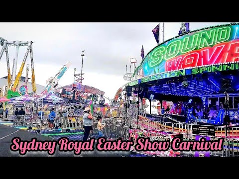 🇦🇺 Sydney Royal Easter Show Carnival early morning first day 2023 - YouTube