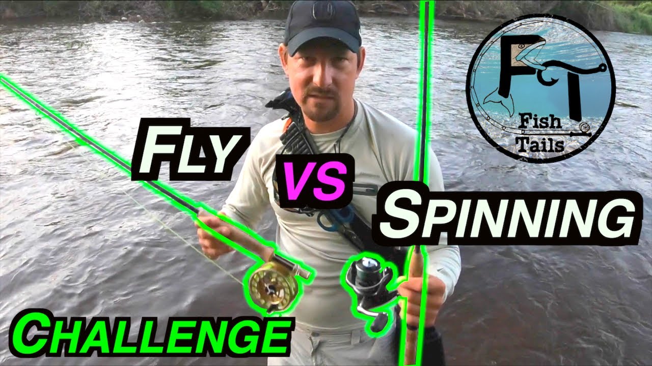 Fly Rod vs Spinning Rod Milwaukee River Fishing Challenge - "Fish Tails ...