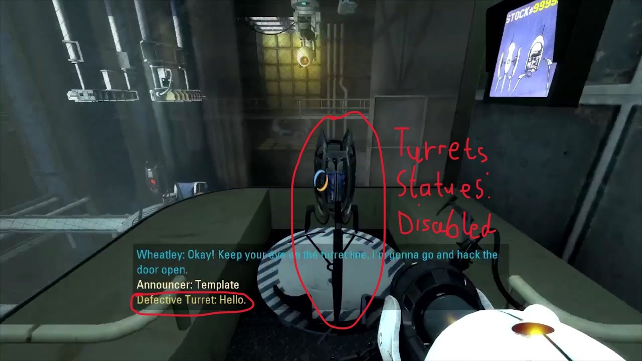 WE ESCAPED GLaDOS AND BROKE THE TURRET SYSTEM. I got the True ending in ...