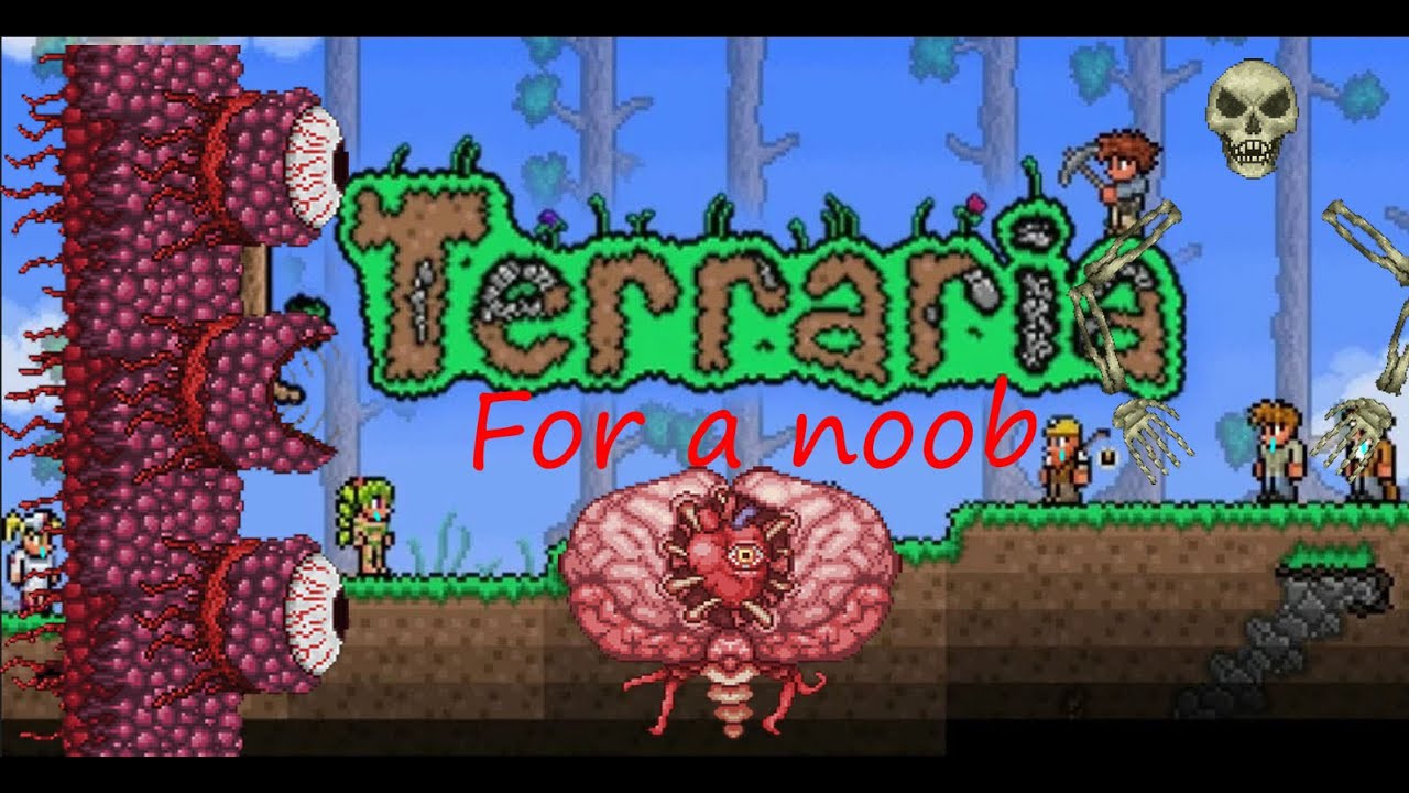 My introduction to hard mode... || Terraria for a noob || pt3! - YouTube
