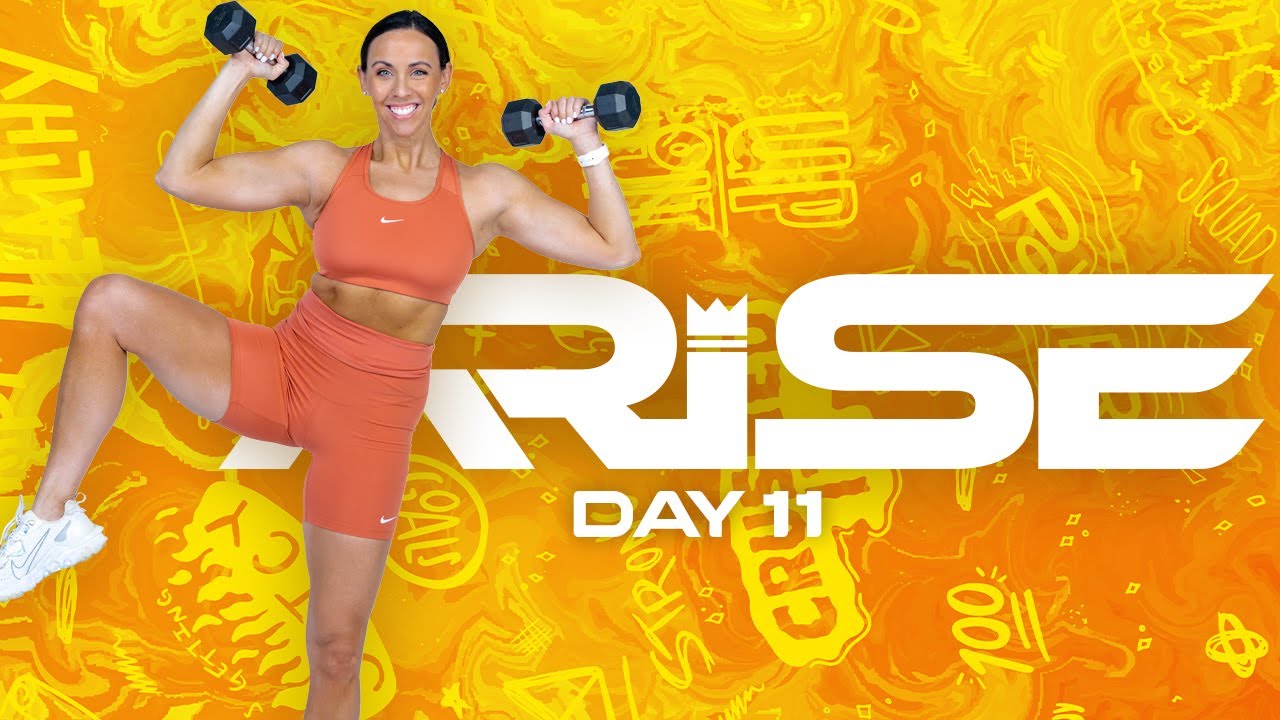 45 Minute Arms & Abs Workout | ARISE - Day 11 - YouTube