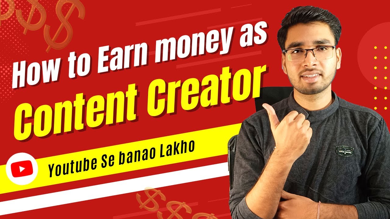 How To Become a Content Creator | Make Money Online | Deepak Devda | 2022 - YouTube