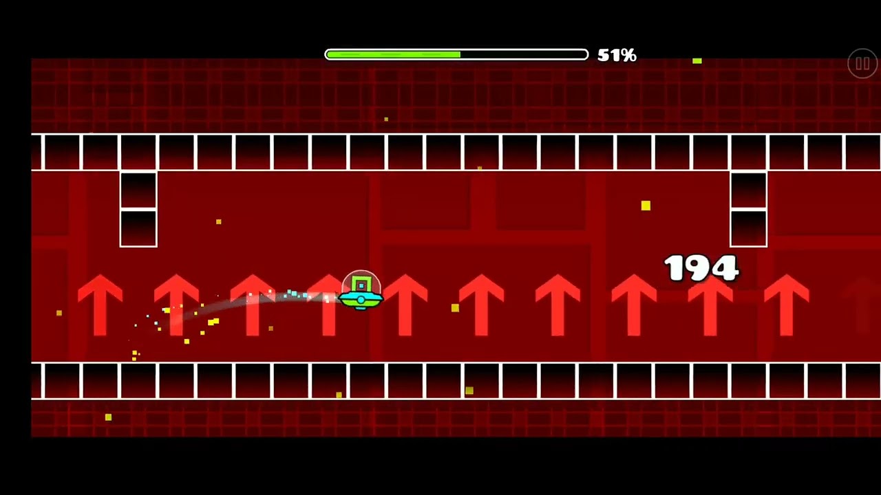 What i did in a 0.25 speedhacked level with looks like in normal speed ...