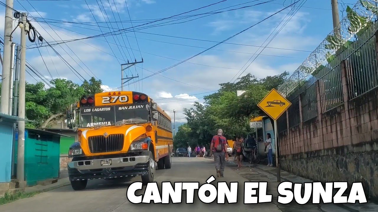 Recorrido por Cantón EL SUNZA, IZALCO - YouTube
