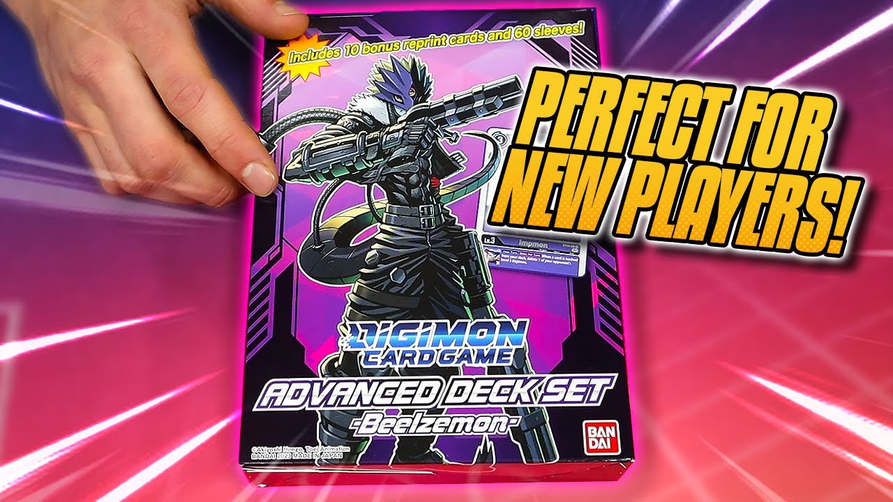 Advanced Deck Set "Beelzemon!" | Unboxing!! | Digimon Card Game - YouTube
