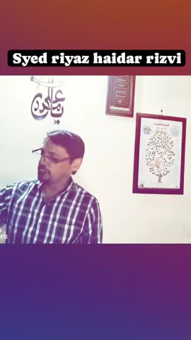 Sher imam Husain Syed riyaz haidar rizvi #tranding #viralshort - YouTube