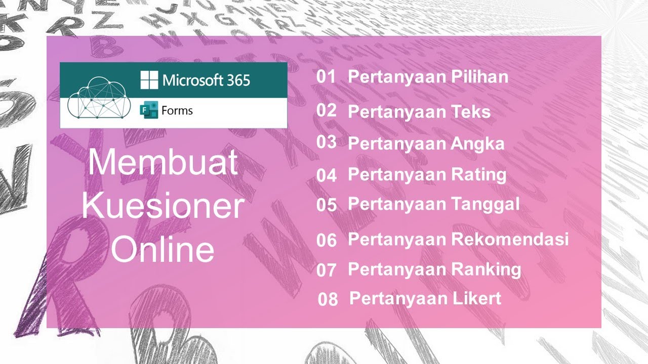 Microsoft Form 1: Cara Membuat Kuesioner Online dengan Microsoft Form ...