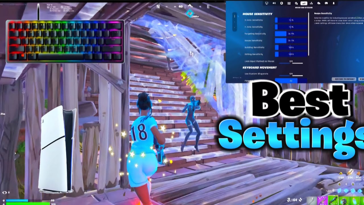 *UPDATED* Best Console Keyboard & Mouse Settings + PS5 SLIM Ranked ...
