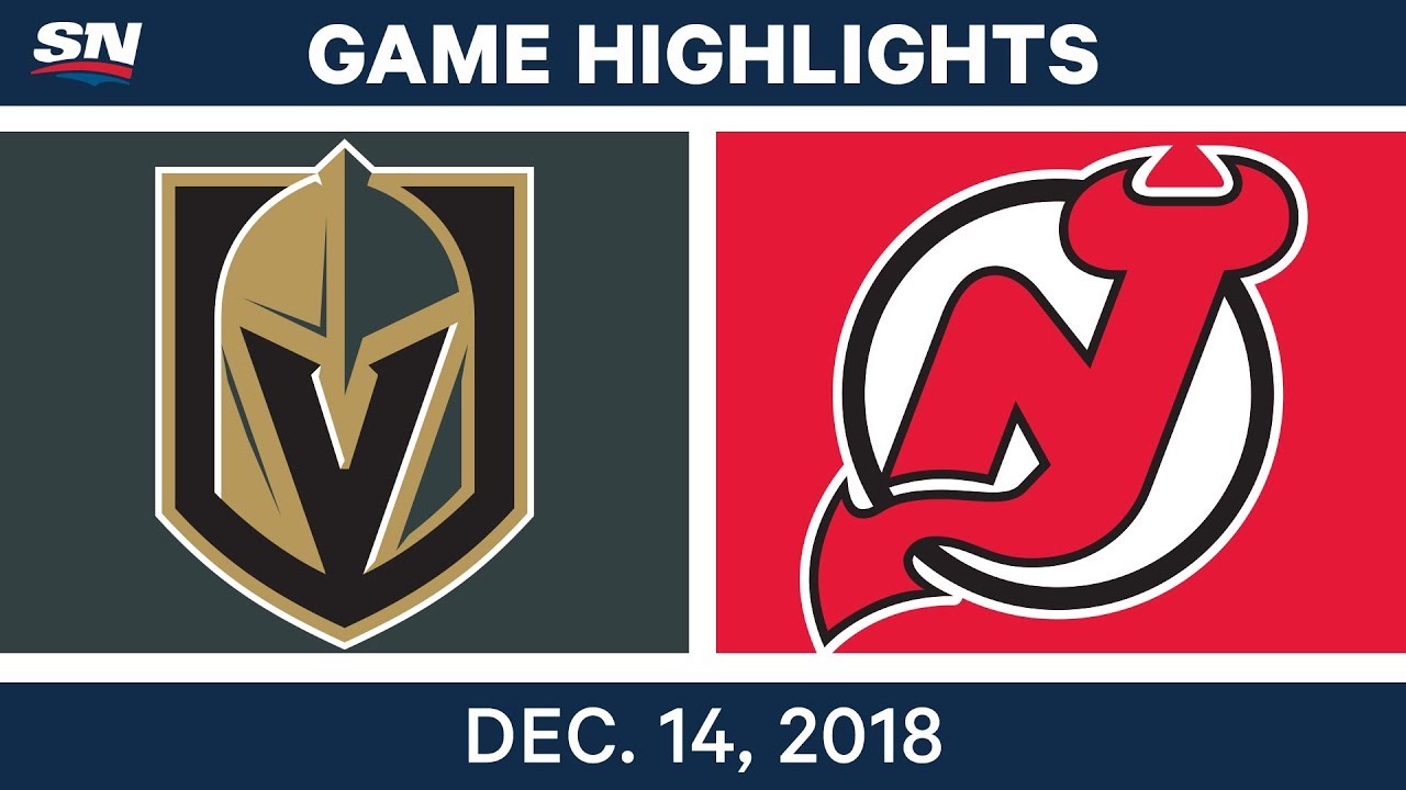 NHL Highlights | Golden Knights vs. Devils - Dec 14, 2018 - YouTube