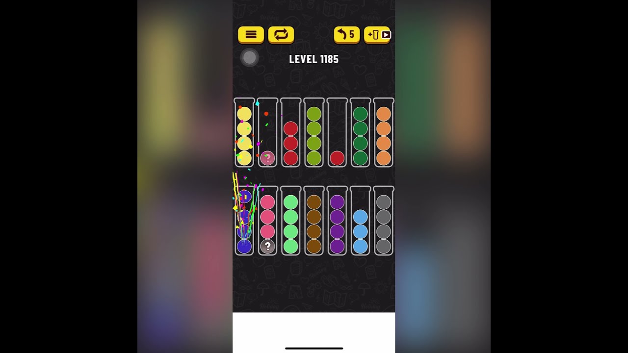 Ball Sort Puzzle - Level 1185 - YouTube