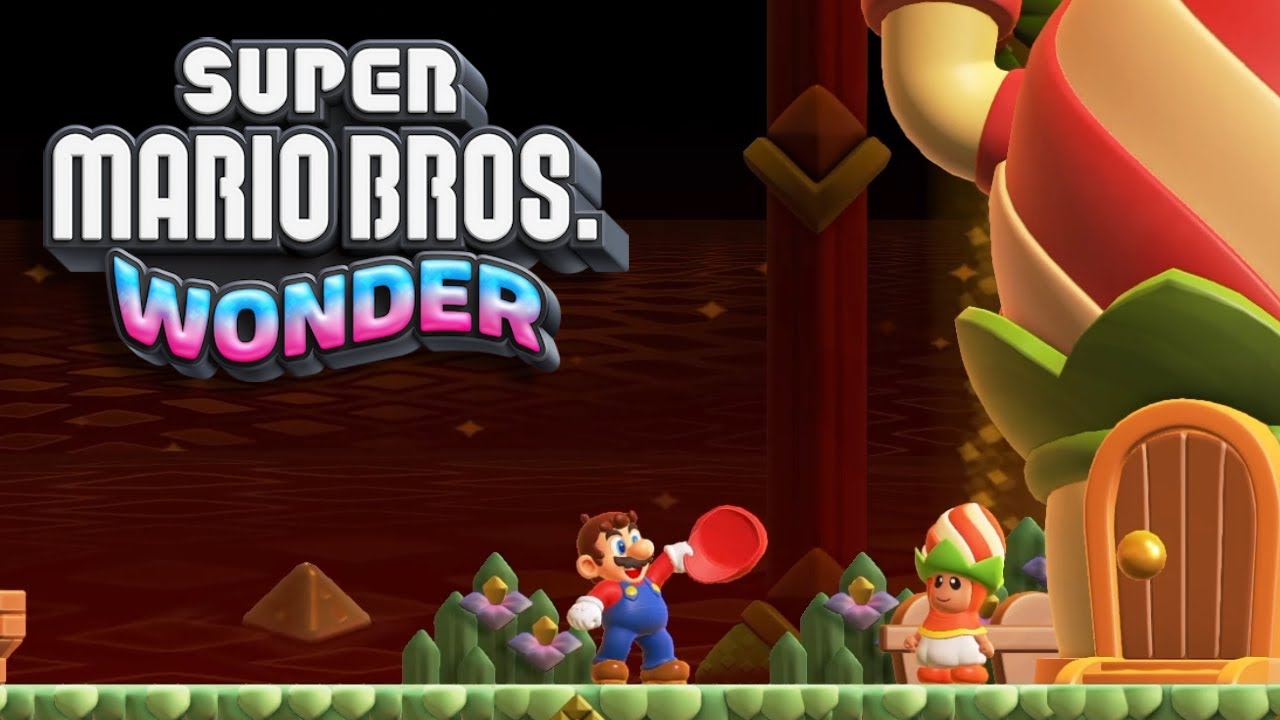 Super Mario Bros. Wonder - World 3 (Shining Falls) 100% Walkthrough ...