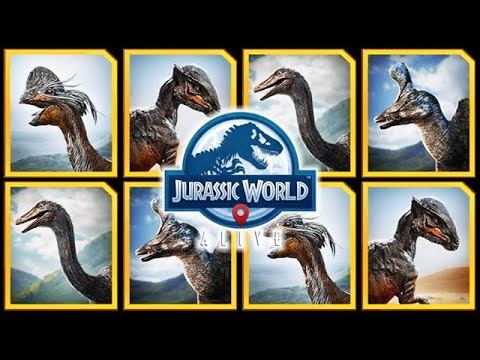 ALL NEW CONTENENTIAL CREATURES (JURASSIC WORLD ALIVE) - YouTube