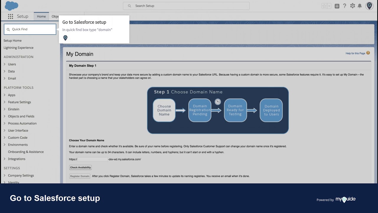 How to set up a custom login domain for Salesforce - YouTube