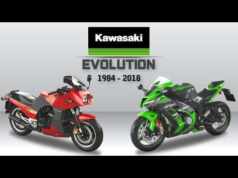 THE EVOLUTION OF KAWASAKI NINJA 1984-2019 #FreeWheelie