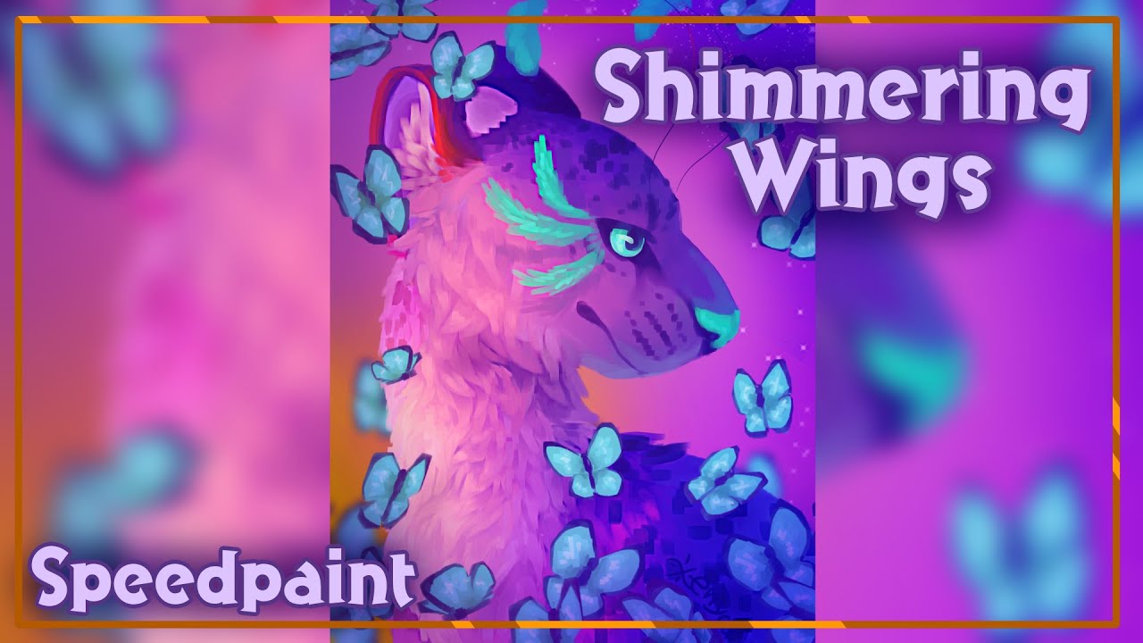 Shimmering Wings | Speedpaint - YouTube