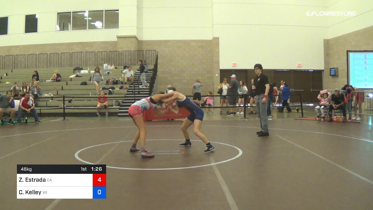 46 Kg 3rd Place Zao Estrada Team California Vs Caitlyn Kelley Team ...