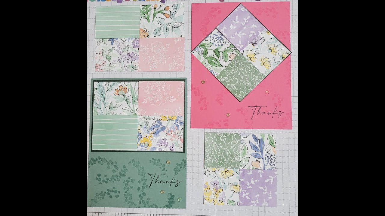 Interlocking fold, quilt like look - YouTube