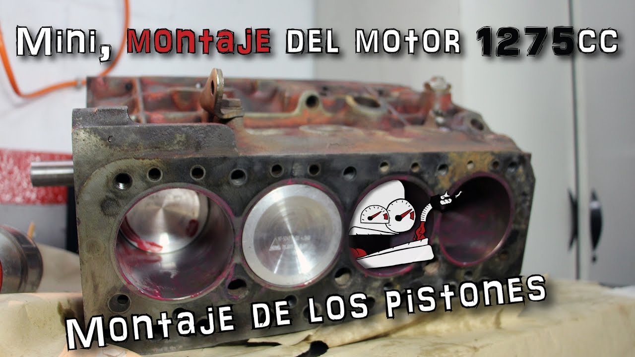 Mini, montaje del motor 1275cc #6: Montaje de los pistones | (En ...
