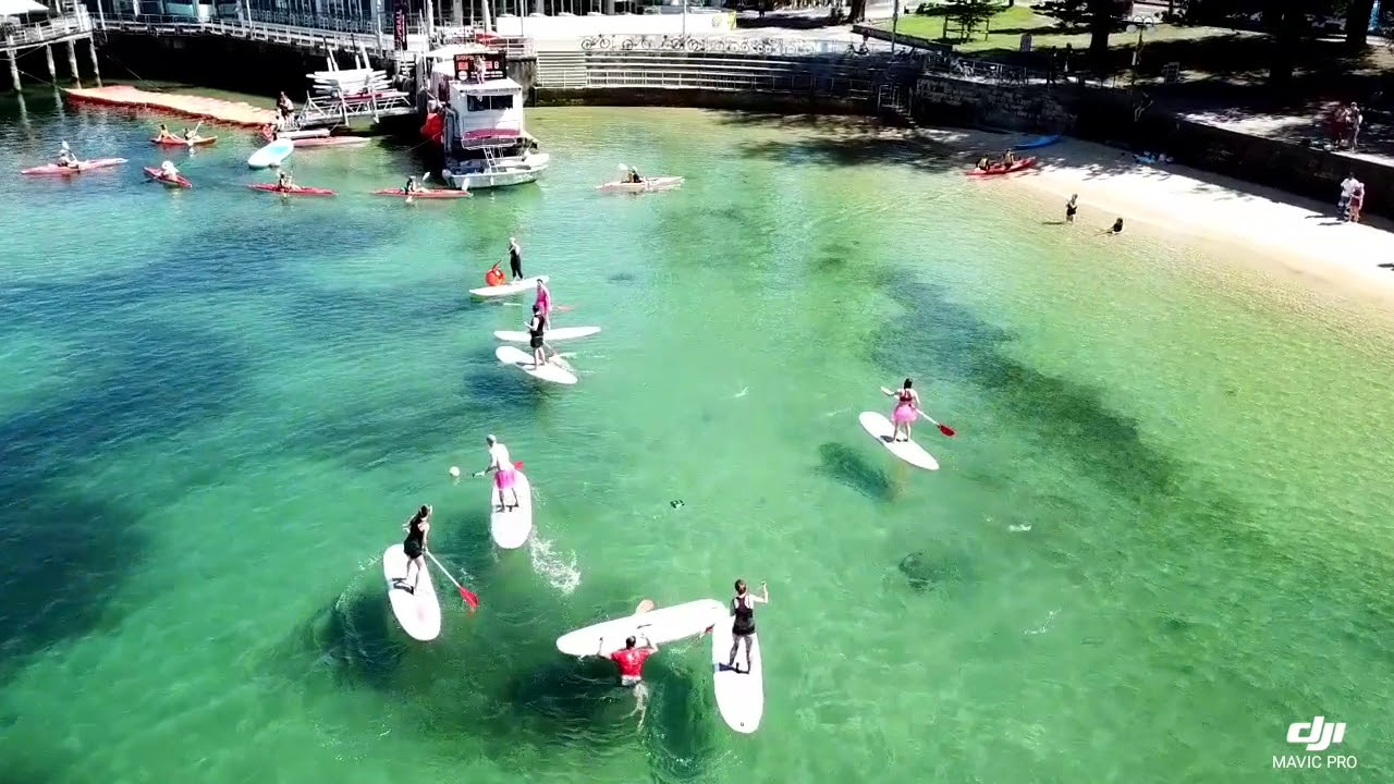 SUPBALL Saturday league in Manly - YouTube