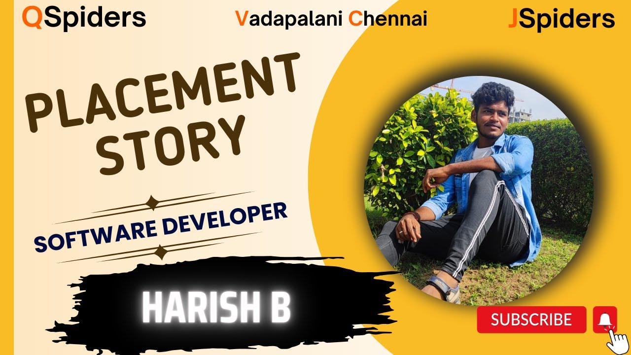 Success story of Mr. Harish B as a software Engineer Qspiders ...