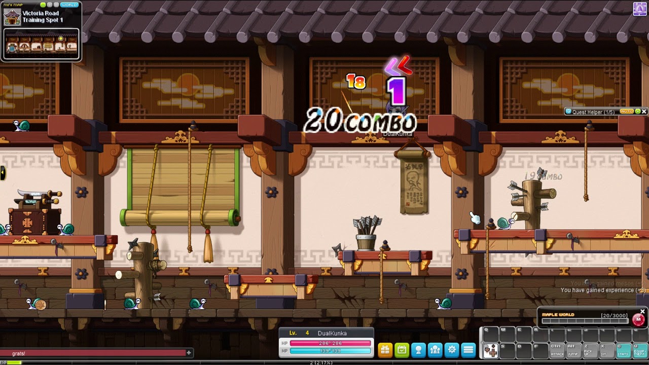 MapleStory Reboot - 2018 - Dual Blade - #1 Snail - YouTube