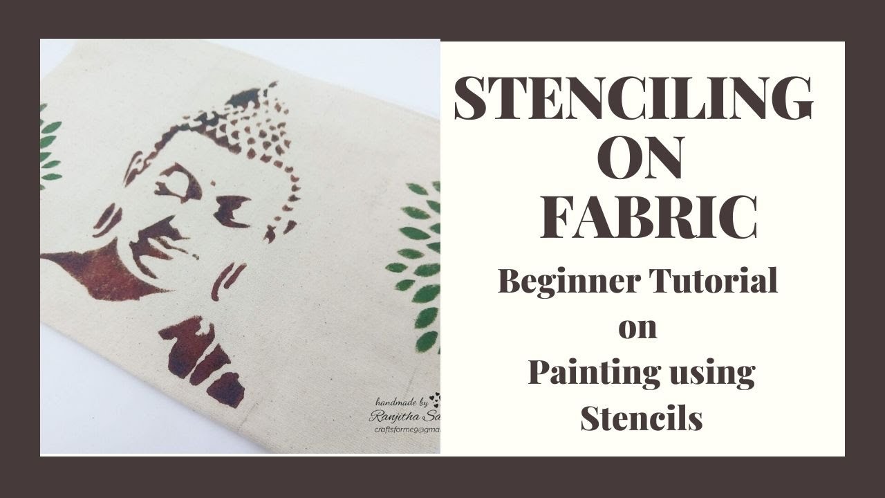 HOW TO USE STENCIL ON FABRIC STENCILING ON FABRIC BEGINNER how-to-use-stencil-on-fabric-stenciling-on-fabric-beginner