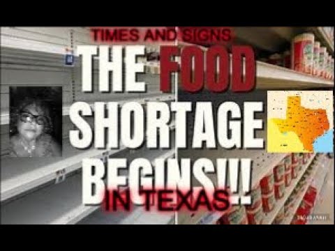 FOOD SHORTAGE at WALMART IN TEXAS - YouTube