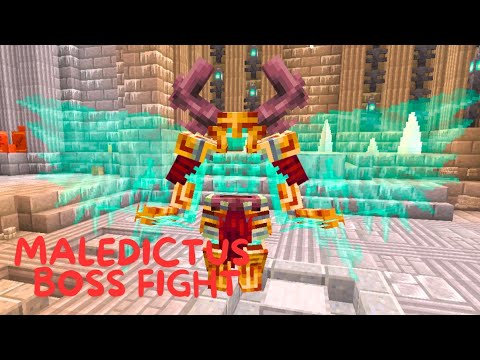 I FOUGHT MALEDICTUS IN FROSTED PRISON - MINECRAFT - YouTube
