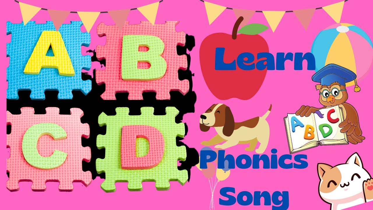 ABC fun learning | A for apple | ABC alphabet with phonics | ABCD| ABC ...