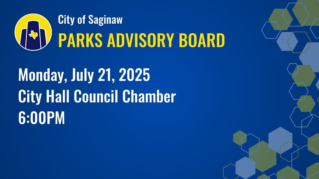 Parks Advisory Board Meeting - July 21, 2025 - YouTube