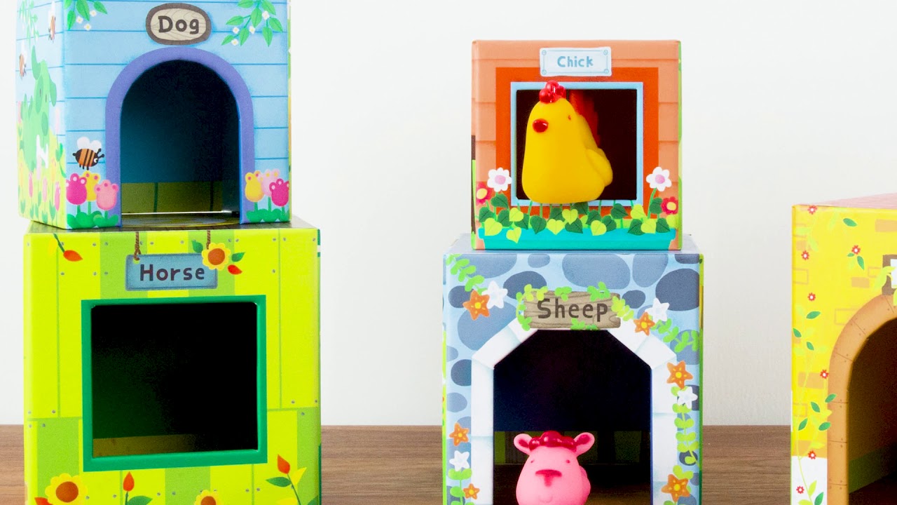 STACKING CUBES-HAPPY ANIMAL - YouTube