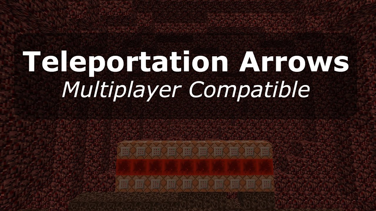 Teleportation Arrows - Multiplayer Compatible - Minecraft 1.8 Snapshots - YouTube