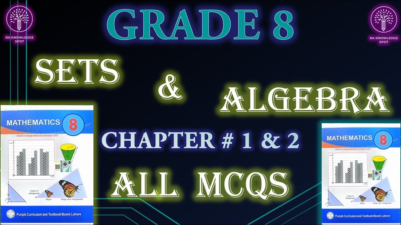 Maths, 8th Class, Important MCQ'S of Seats and Algebra for Exams - YouTube