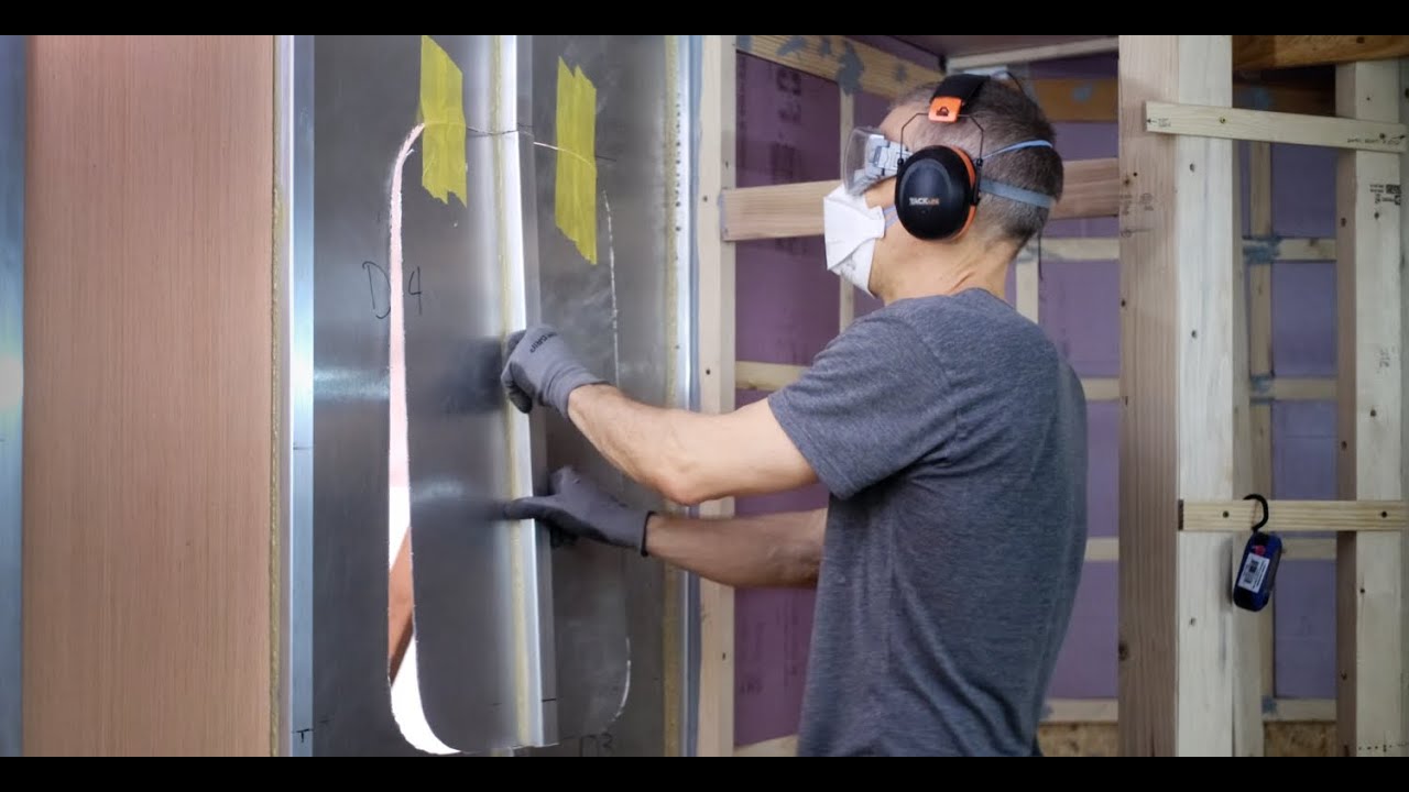 Adding Internal Thin Wood Layer To Walls and Cutout for Kitchen Window ...