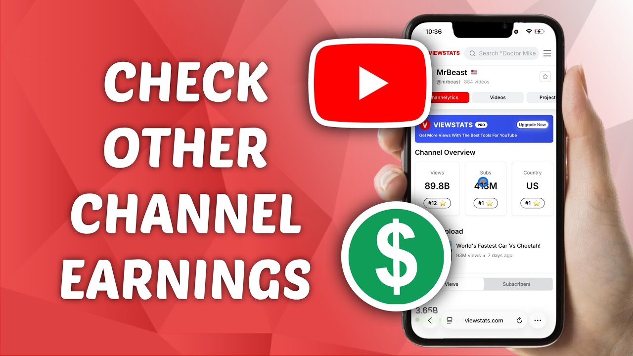 How to Check Other YouTube Channel Earnings - YouTube
